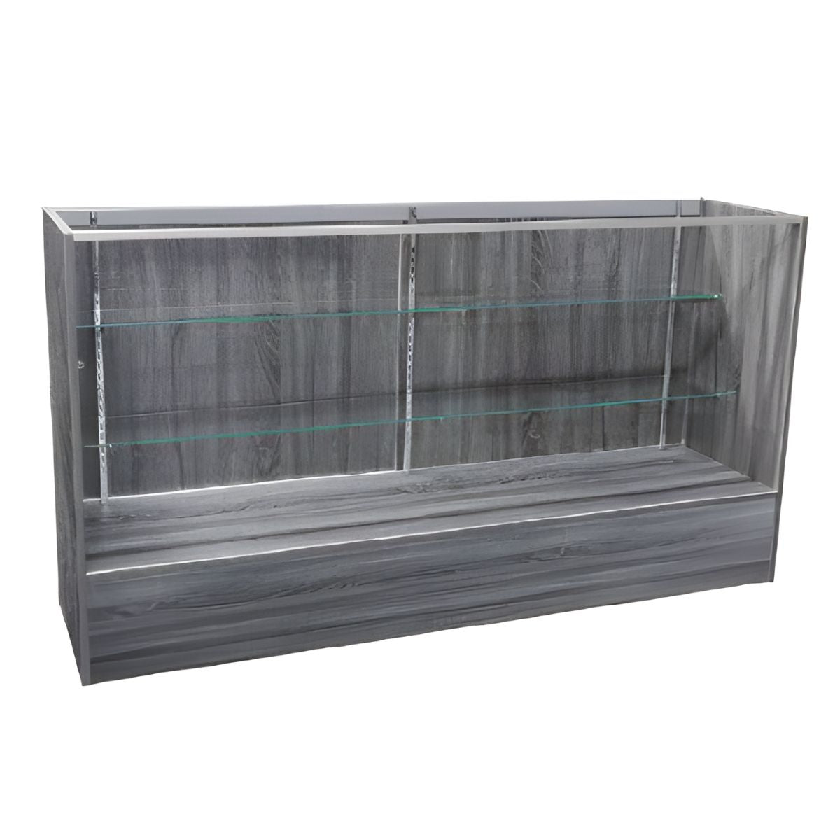 FULL VISION SHOWCASE RUSTIC GREY 48" & 70" – Wholesale Store Fixture ...