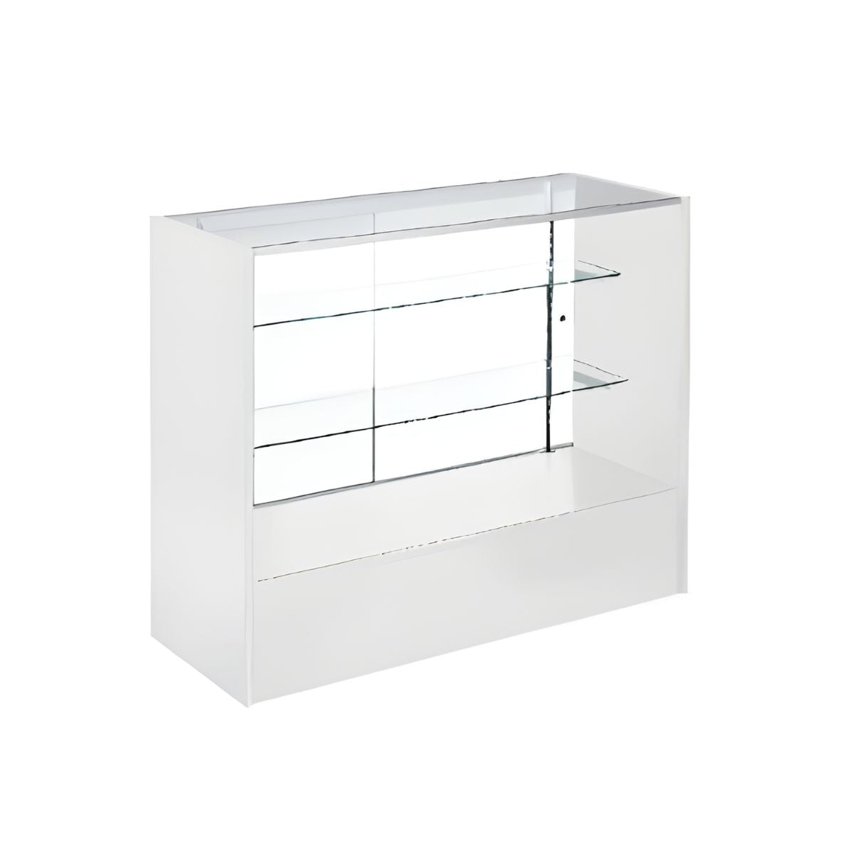 FULL VISION SHOWCASE WHITE 48", 60" & 70" – Wholesale Store Fixture ...