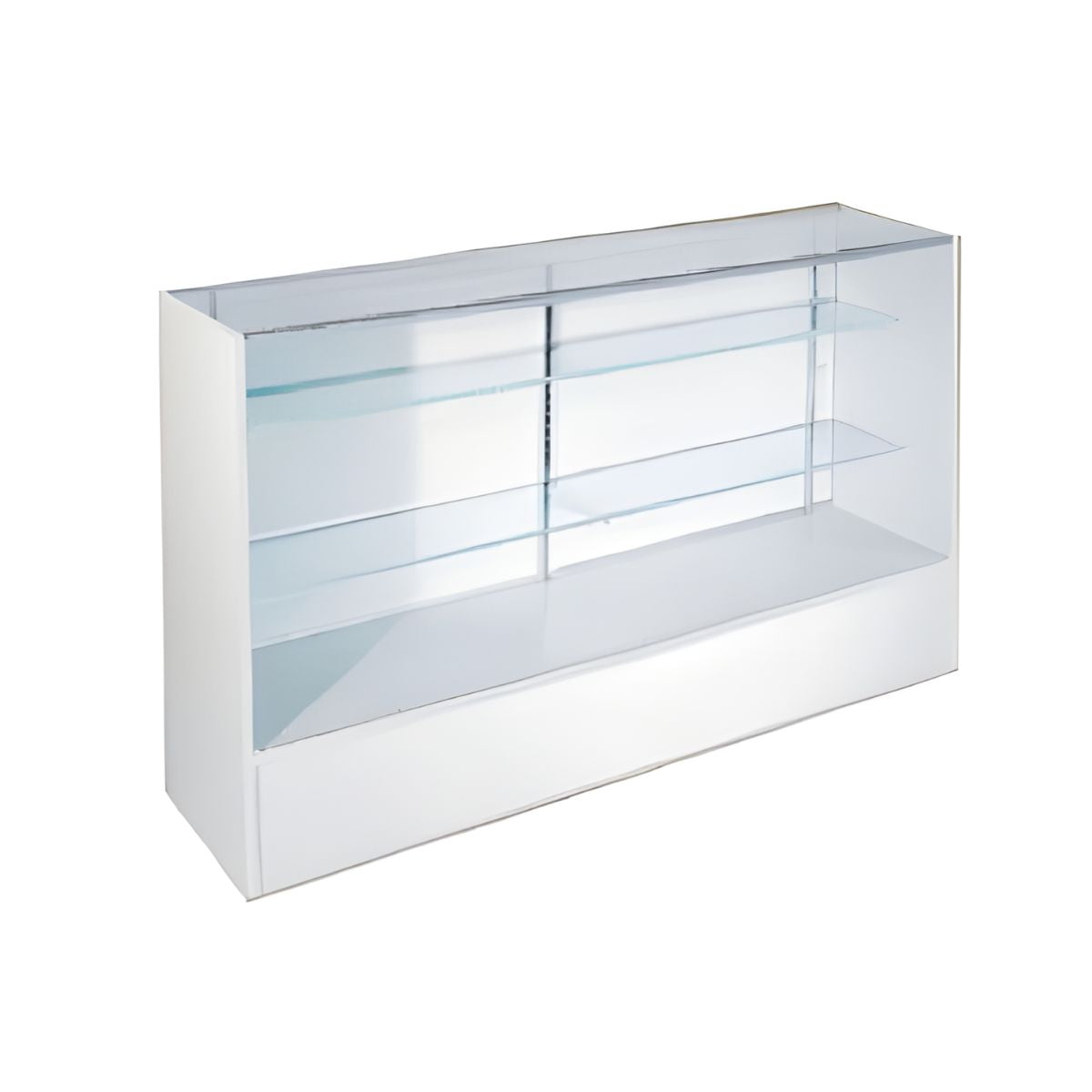 FULL VISION SHOWCASE WHITE 48", 60" & 70" – Wholesale Store Fixture ...
