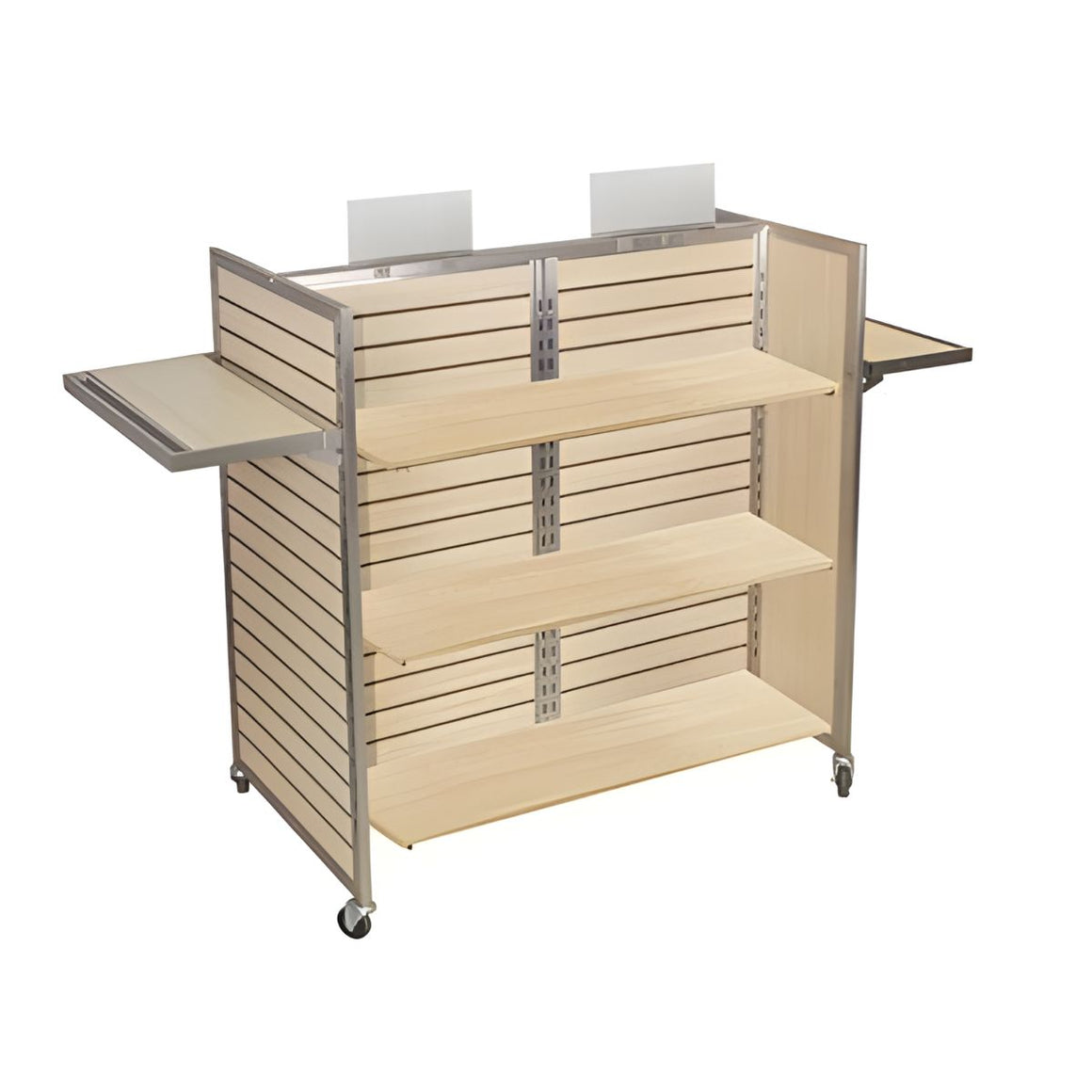 4-Way Slatwall Display – Wholesale Store Fixture & Fine Carpentry