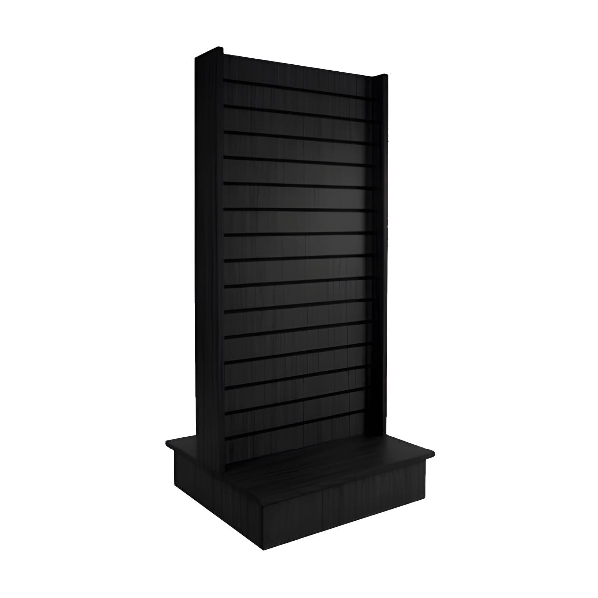 2-Way Slatwall Display Black – Wholesale Store Fixture & Fine Carpentry
