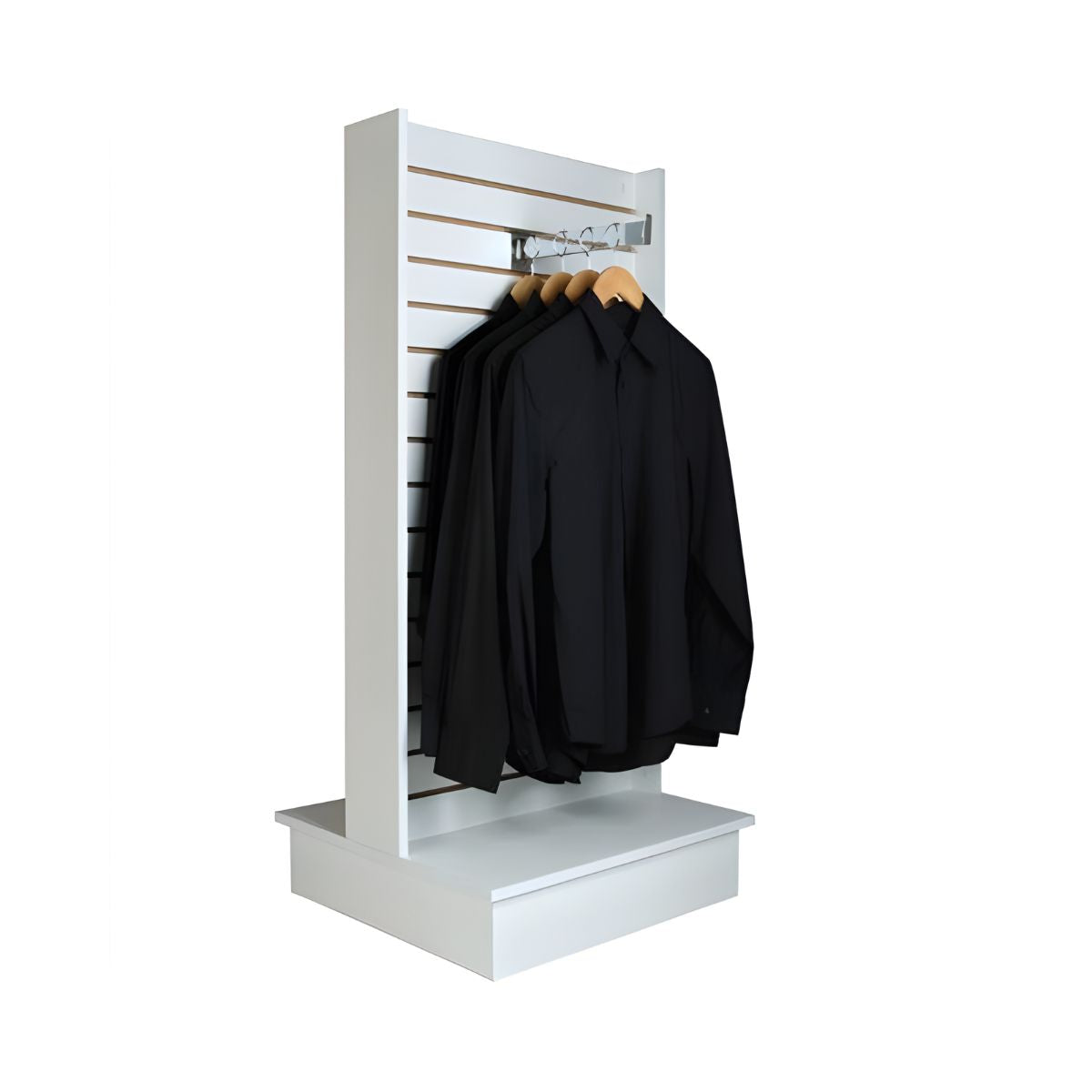 2-Way Slatwall Display White – Wholesale Store Fixture & Fine Carpentry