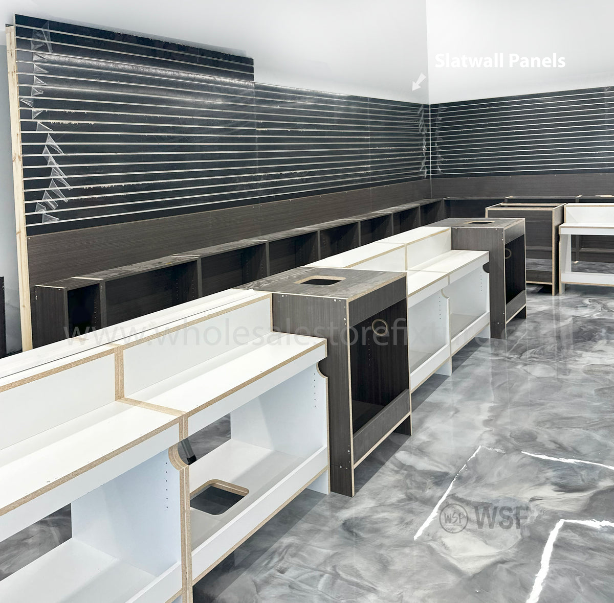4 x 8 foot Horizontal Slatwall Panel – Wholesale Store Fixture & Fine ...