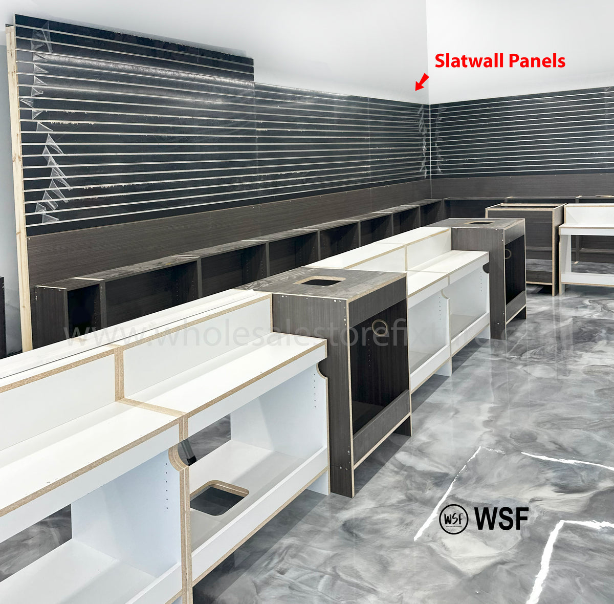 Slatwall Panels 2’H x 4’L – Wholesale Store Fixture & Fine Carpentry