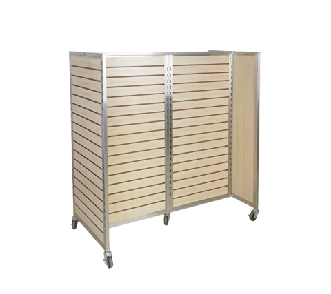 Gondola Slatwall 3-Panel Merchandiser – Wholesale Store Fixture & Fine ...