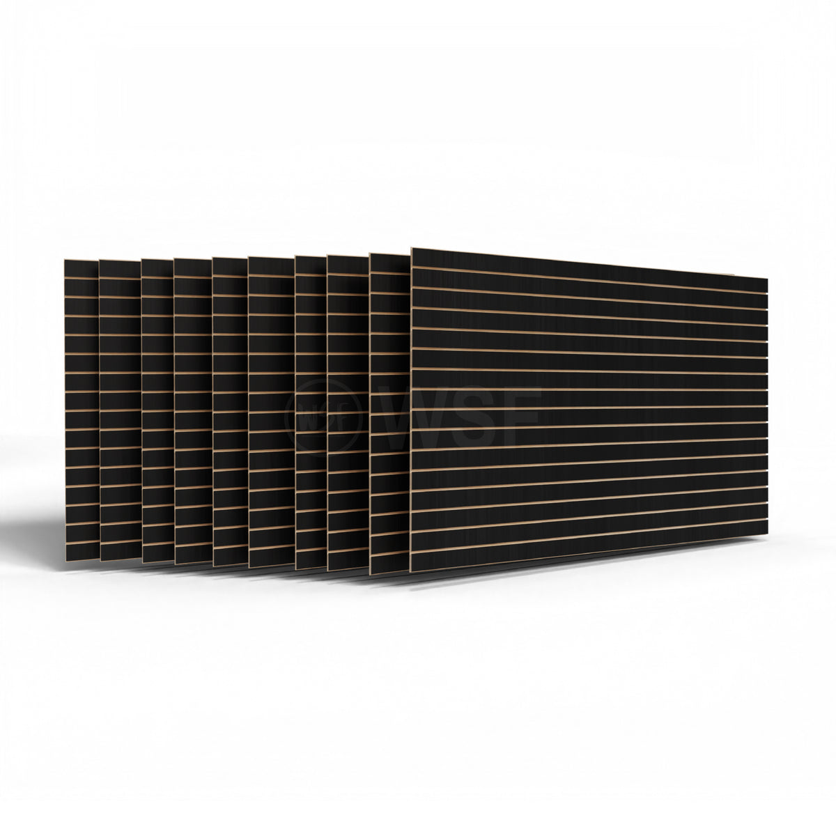 Slatwall Panels 4’H x 8’L Black – Wholesale Store Fixture & Fine Carpentry