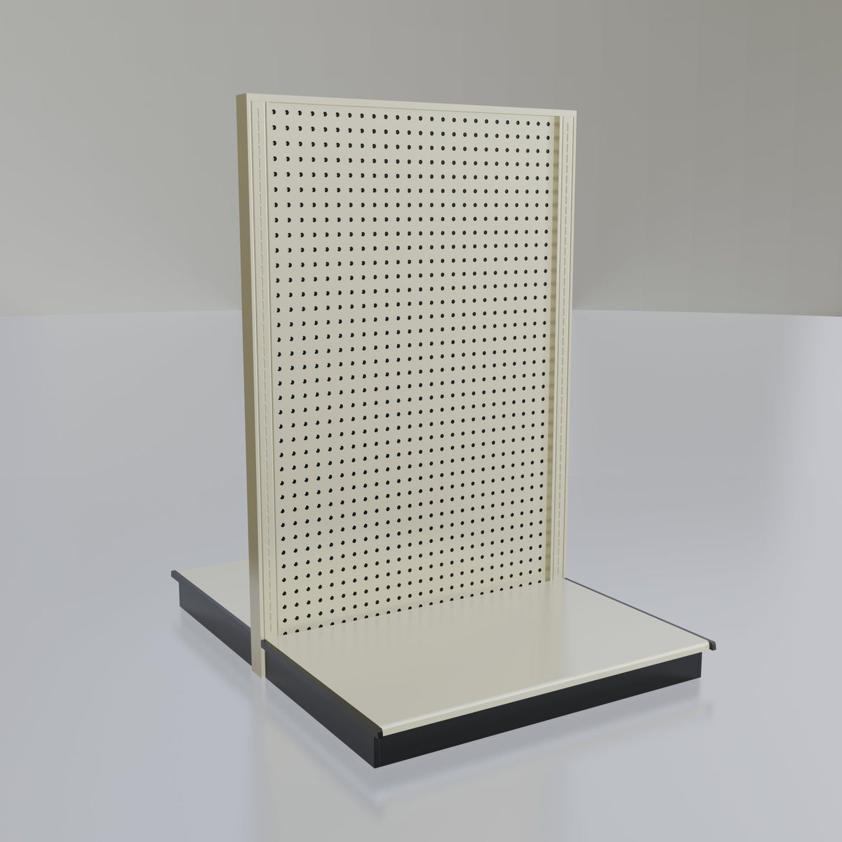 Lozier Gondola Island Display Starter, platinum 36W 54H 25D – Wholesale ...