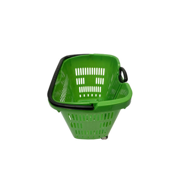 2 WHEELS ROLLING SHOPPING BASKET – Wholesale Store Fixture & Fine Carpentry