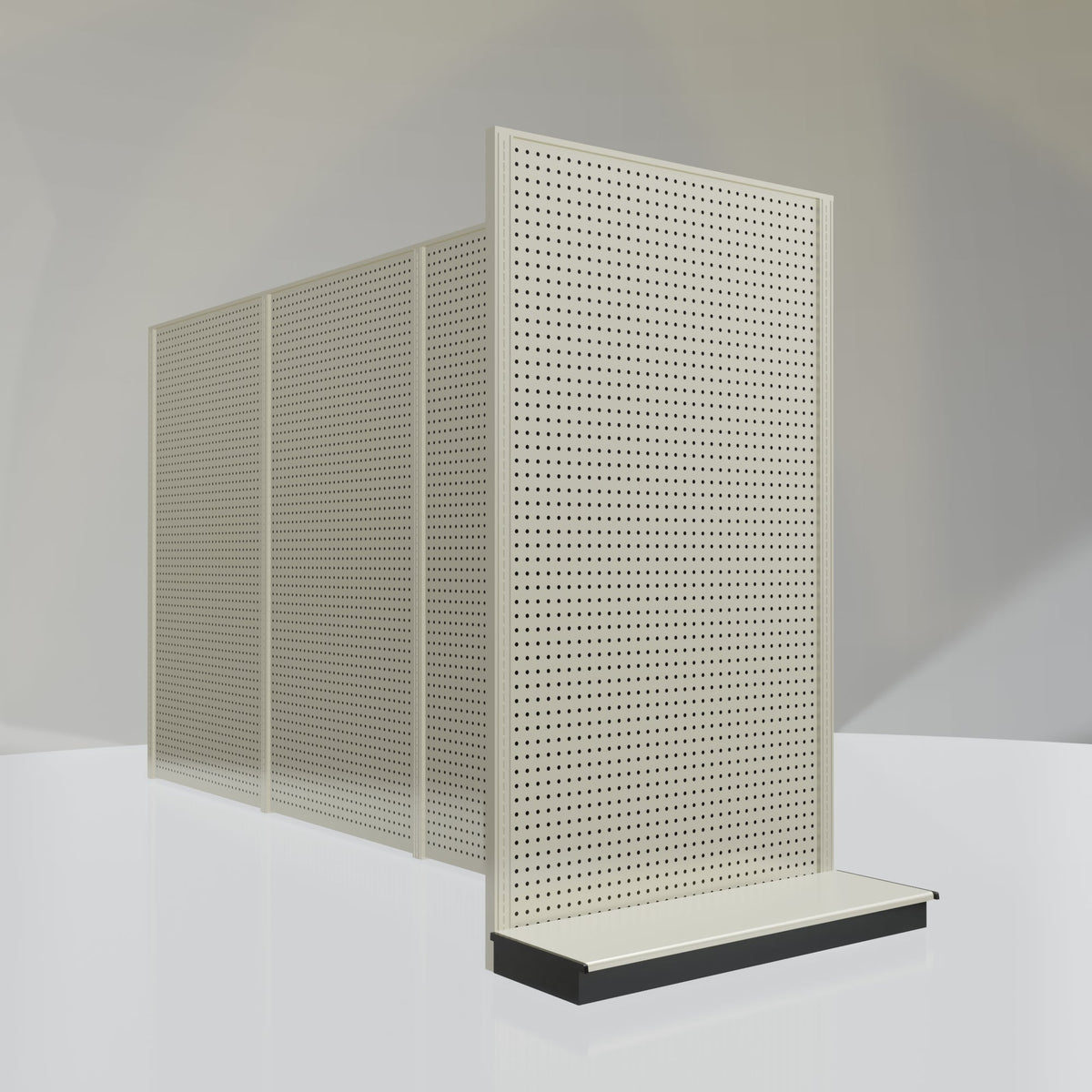 Lozier Gondola Shelving End Cap platinum 48W 84H 16D – Wholesale Store ...