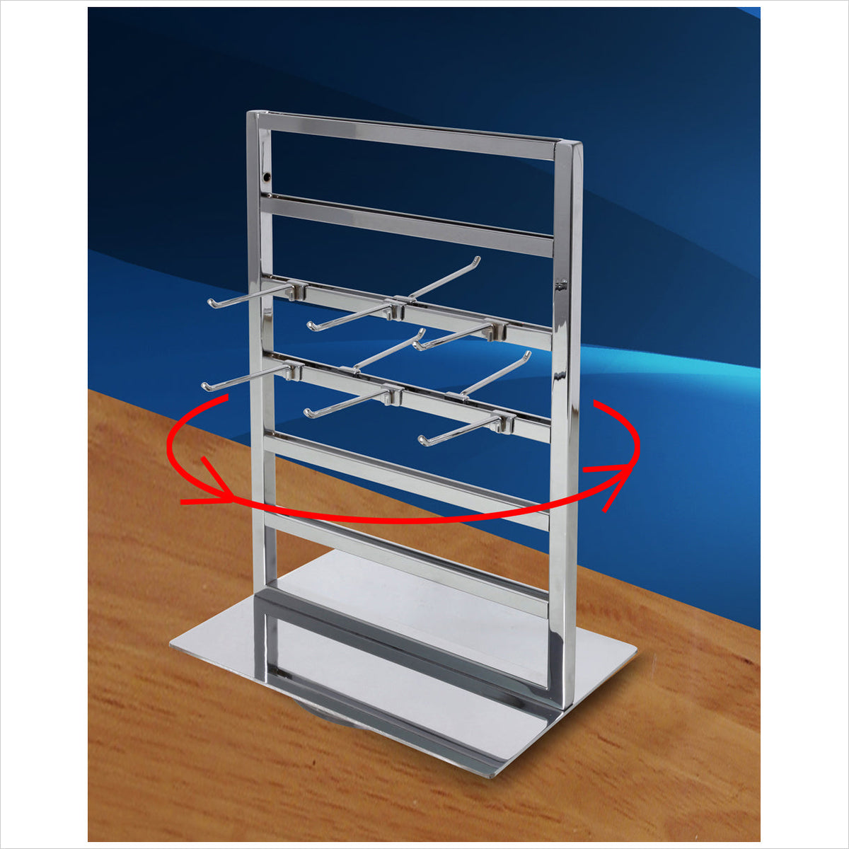 Jewelry Tower Chrome finish – Wholesale Store Fixture & Fine Carpentry