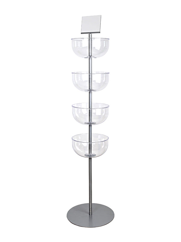 4 TIER BOWL DISPLAY – Wholesale Store Fixture & Fine Carpentry